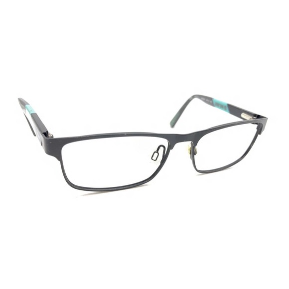 Nike | Accessories | Nike 5574 8 Black Blue Gray Eyeglasses Frames 5014 ...